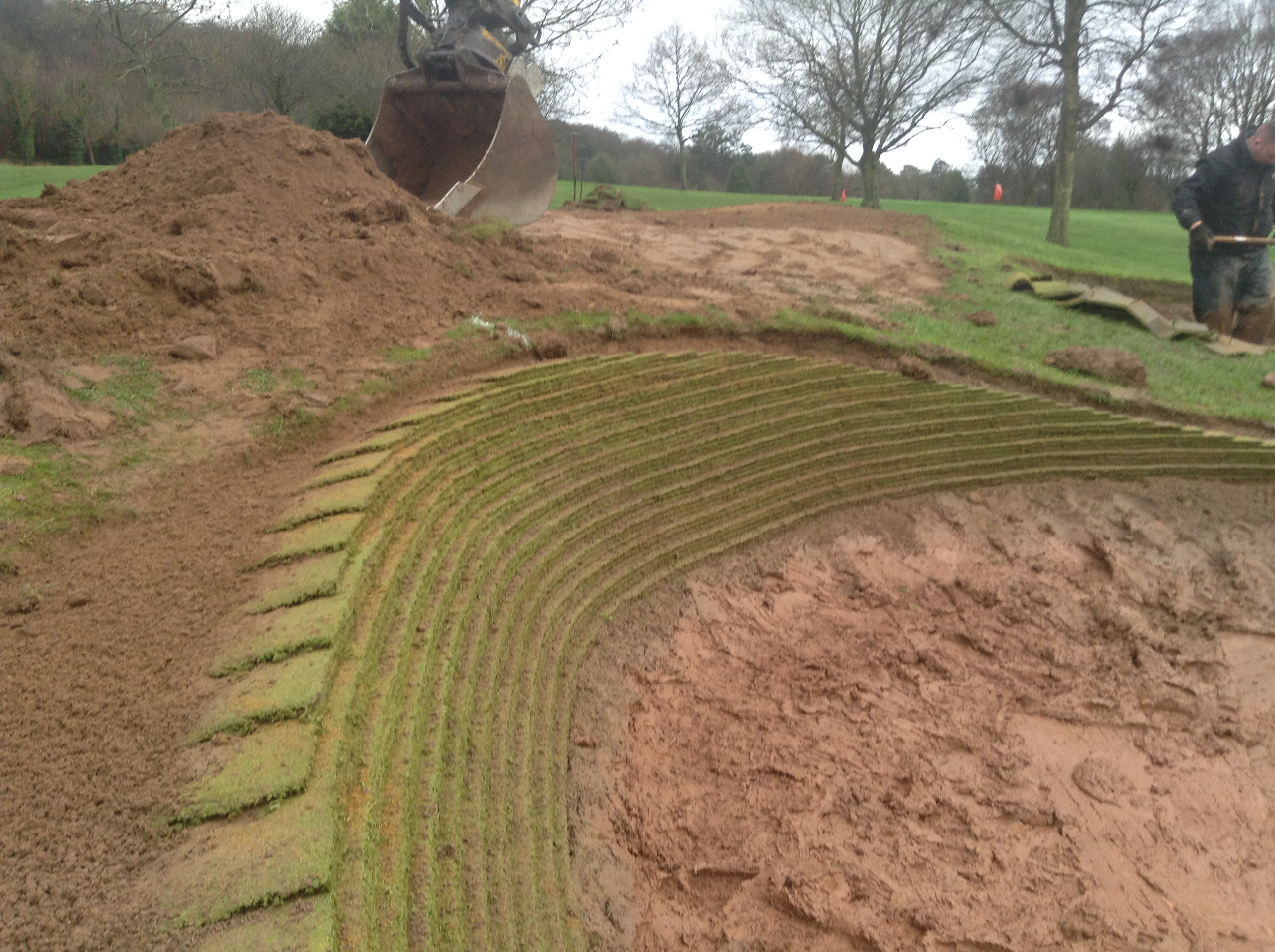 Holywood installs revetted bunkers | GreenKeeping Magazine