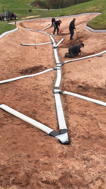 This is what heavy rainfall can do to a bunker | GreenKeeping Magazine