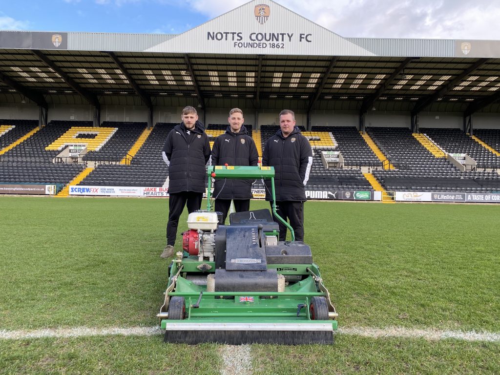 ‘The Notts County pitch has never been so clean’ | GreenKeeping Magazine
