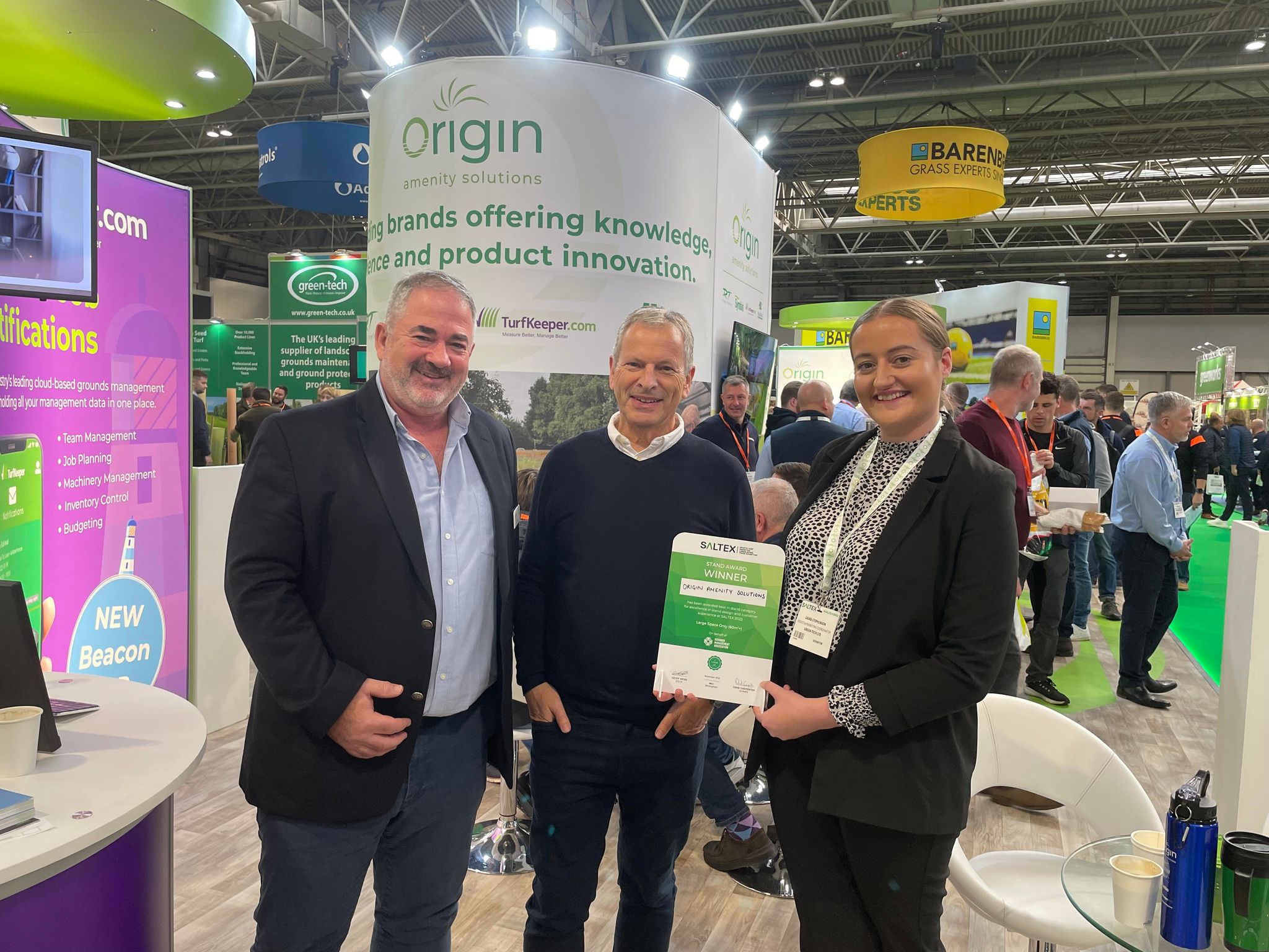Origin Amenity Solutions created a buzz at SALTEX | GreenKeeping Magazine