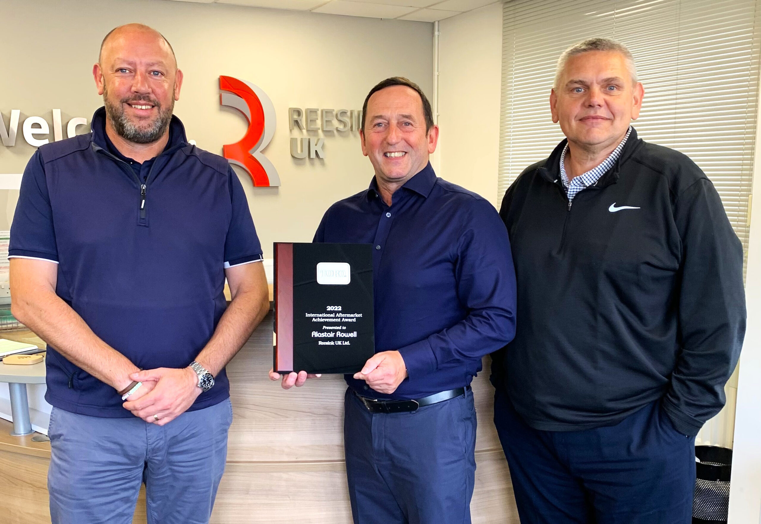 Reesink win aftermarket award | GreenKeeping Magazine