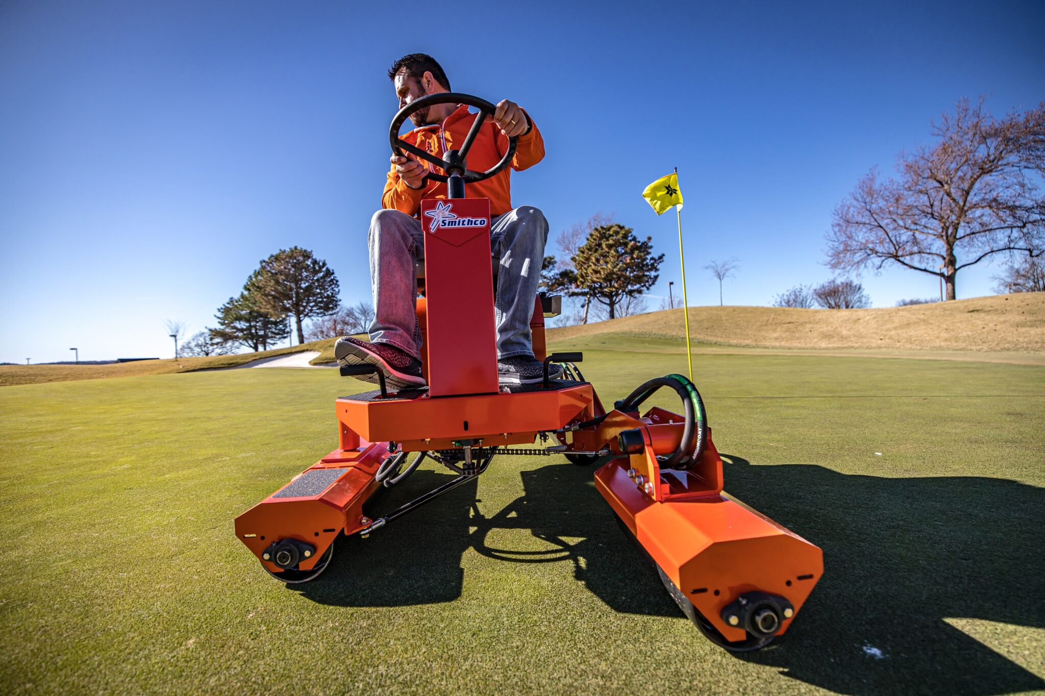 Smithco’s greens rollers provide consistent and true putting surfaces ...